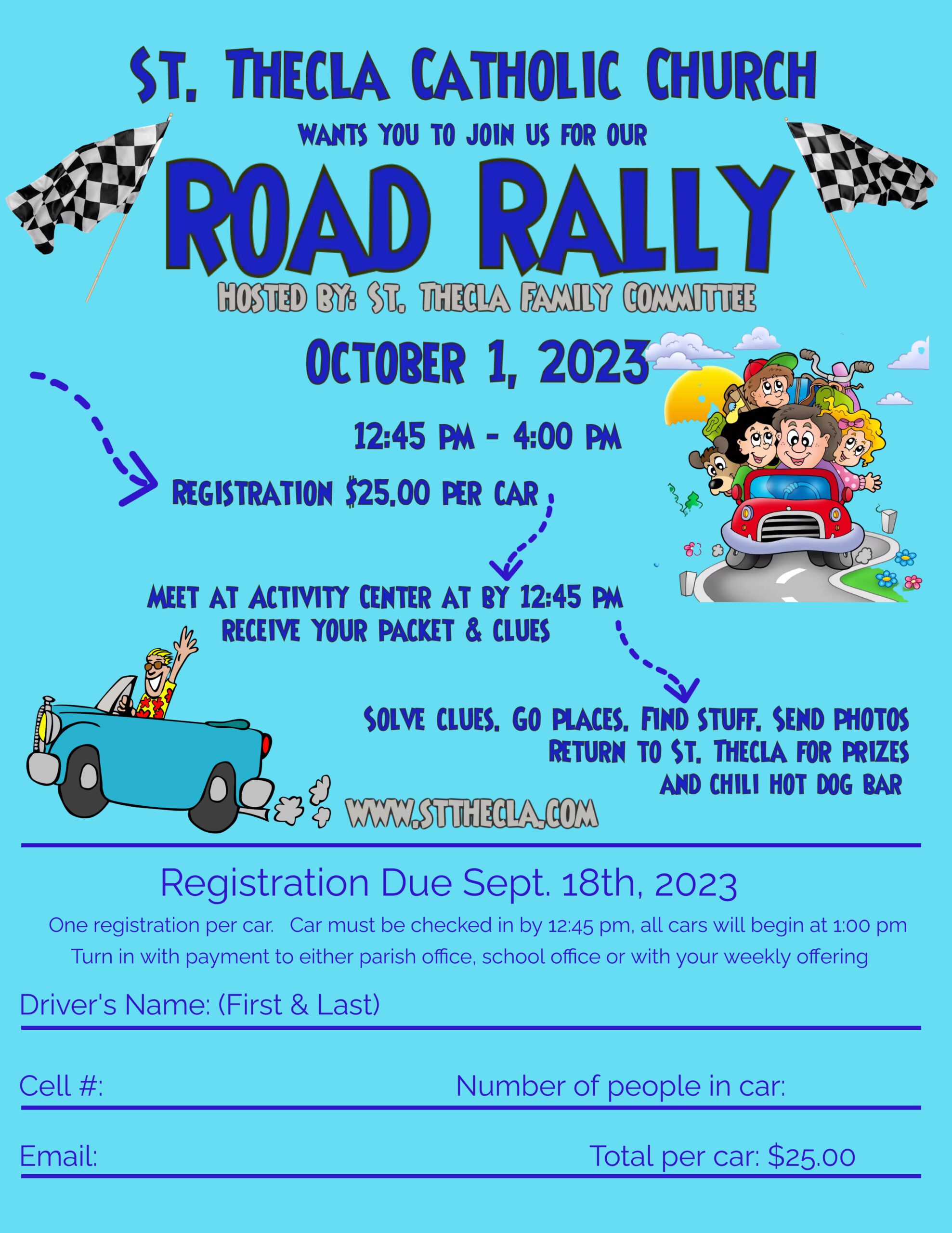 Road Rally – St. Thecla School