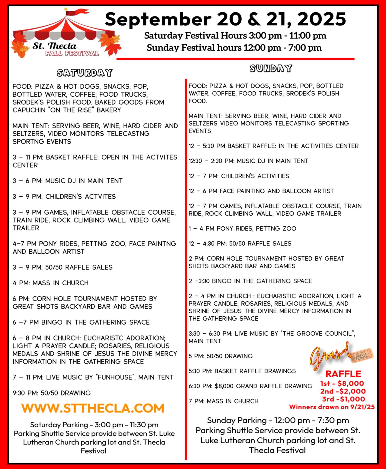 Fall Festival – St. Thecla Catholic Church